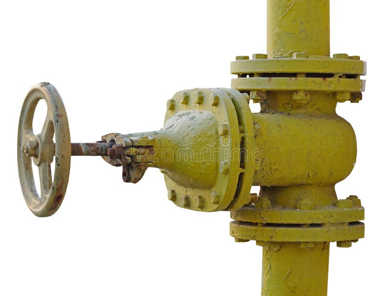 Old metal pipe with valve stock photo. Image of consumption - 215075604