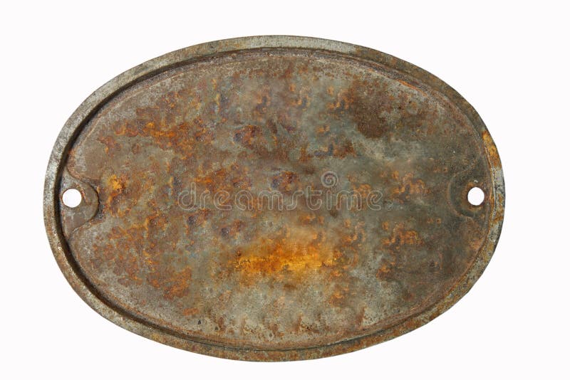 Old metal plate stock photo. Image of indication, object - 10400194