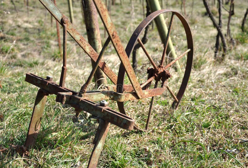 Old farm plow stock image. Image of provincial, rustic - 33169425