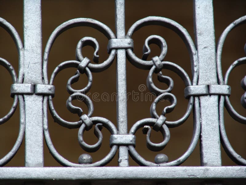 Old metal railing detail stock photo. Image of black, interwoven - 1294964