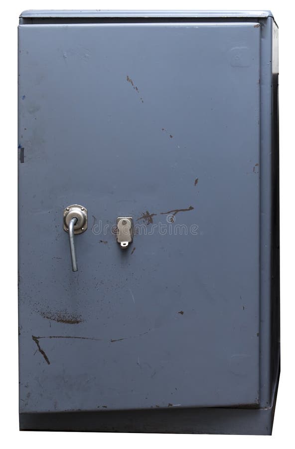 Old Metal Safe, Fireproof Document Cabinet Stock Image - Image of cash ...