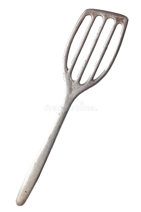 Old metal spatula stock photo. Image of white, lift, spatula - 25733120