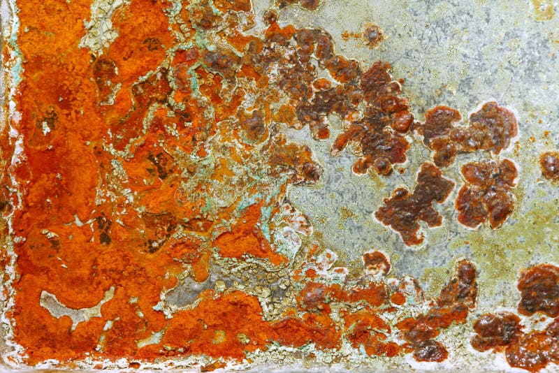 Old Metal Surface Cover with Rust. Stock Image - Image of damaged, iron ...