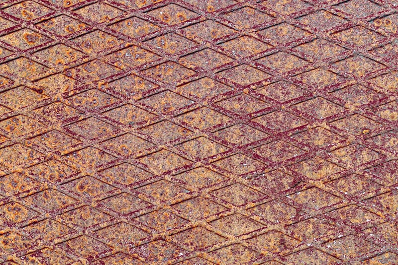 Old Metal Surfaces Covered with Rust and Paint Residue. Rust Patterns ...
