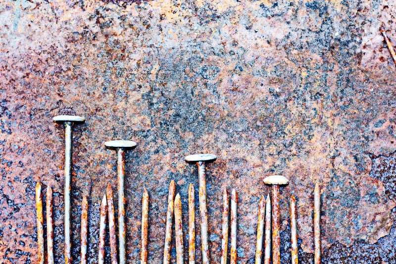 Old Metal Surfaces Covered with Rust and Paint Residue. Rust Patterns ...