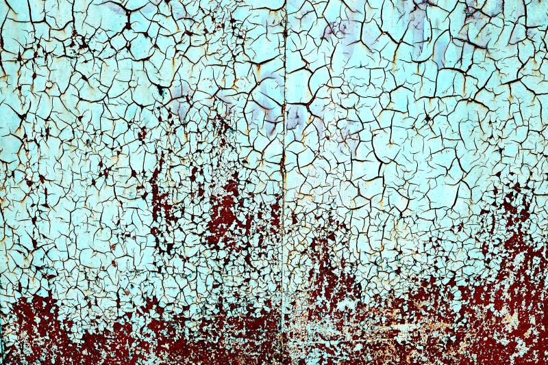 Old Metal Surfaces Covered with Rust and Paint Residue. Rust Patterns ...