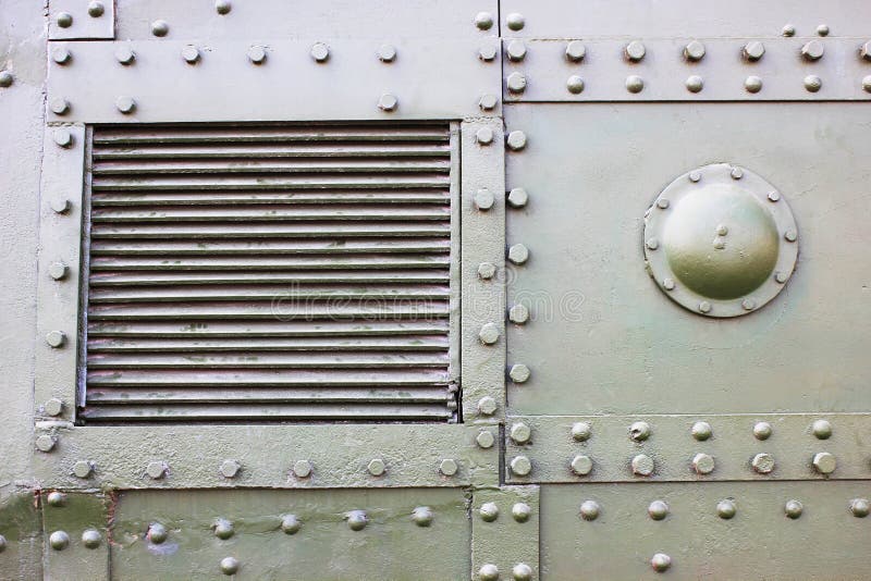 Old metal tank stock image. Image of door, line, plate - 51165357