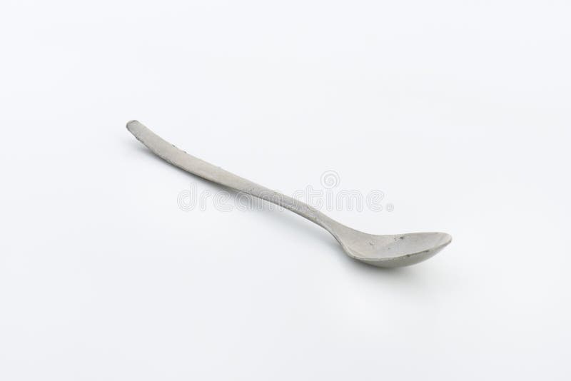 Old metal teaspoon stock image. Image of empty, cutlery - 51857973