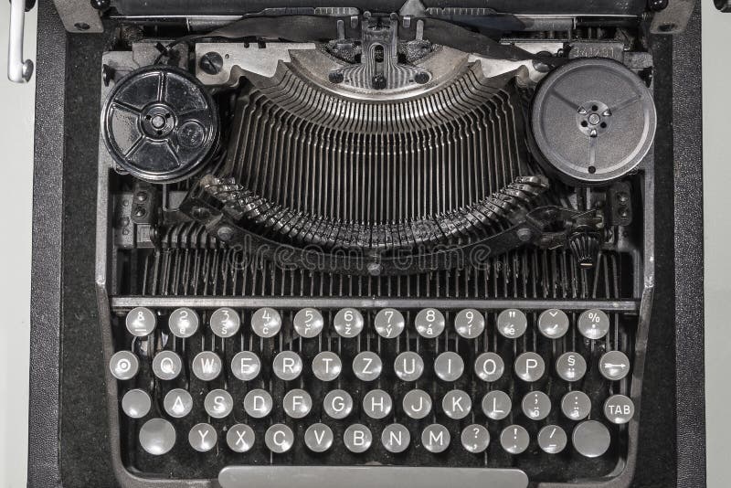 Old metal typewriter stock image. Image of typing, publish - 95931317