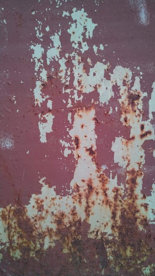 Old Metal Wall Damaged by Rust. Close Up Shot Stock Image - Image of ...