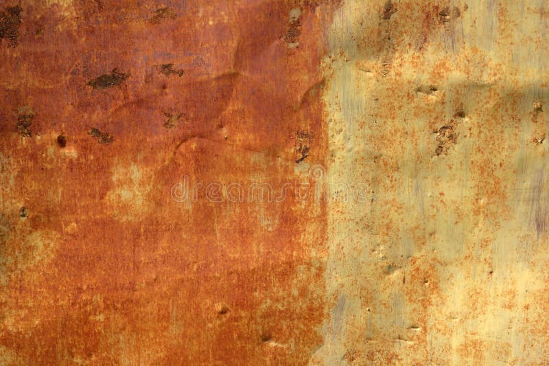 Old Metal Wall Two Tone Rust Texture Background Stock Photos - Free ...