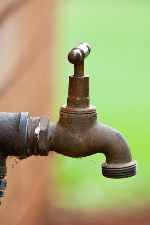 Old Metal Water Tap stock photo. Image of water, brick - 14533218