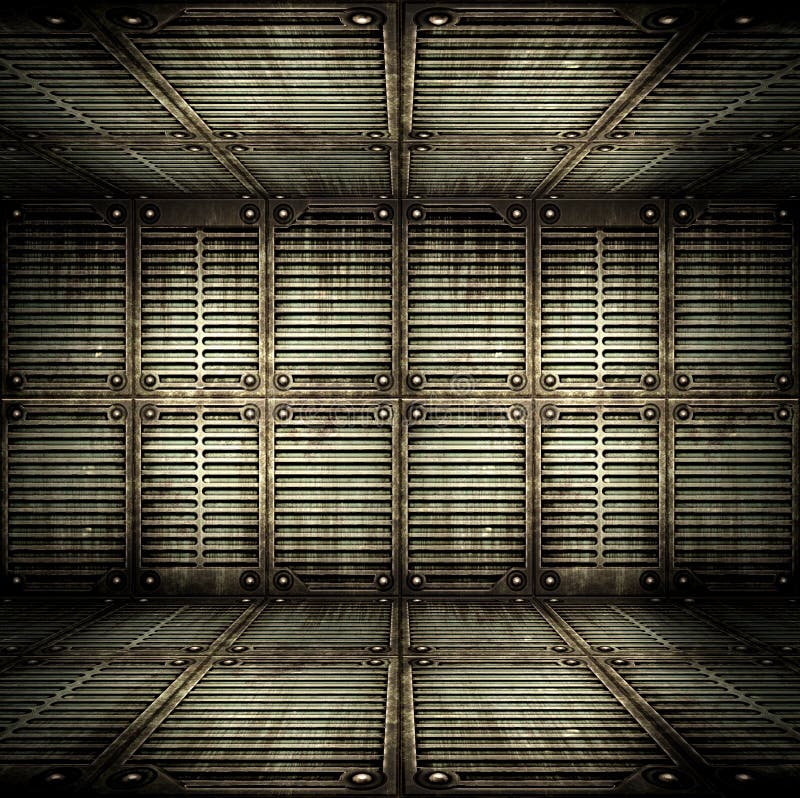Interior metal rusty room stock image. Image of wall - 12780595
