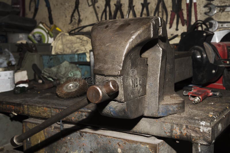 Old metallic lathe stock photo. Image of manufacturing - 92044220