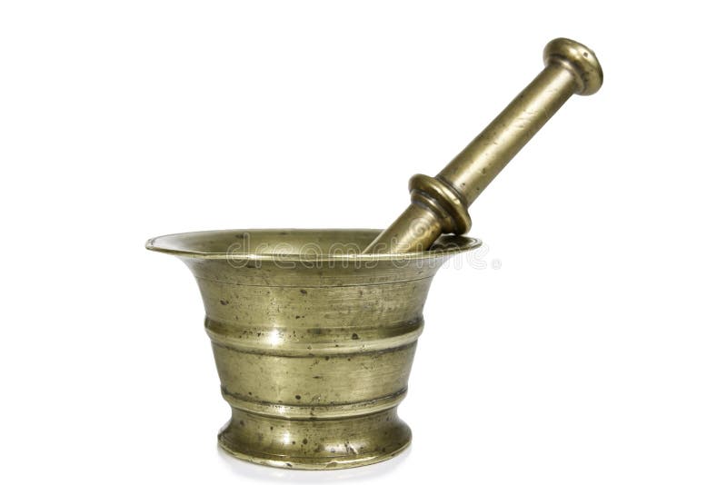 Old mortar and pestle stock image. Image of ingredient - 5831825