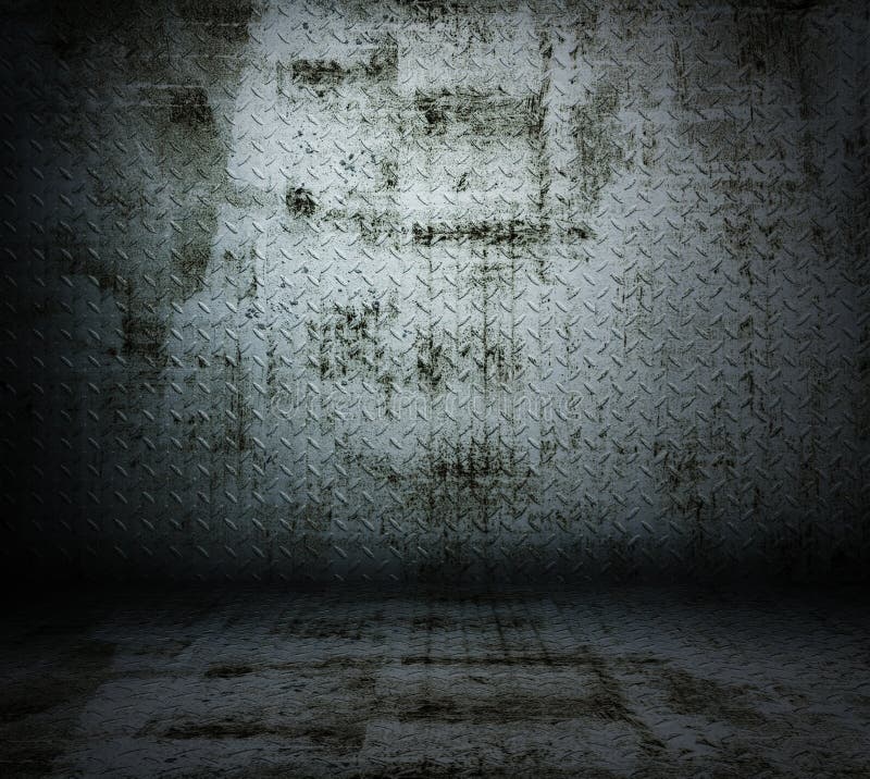 Metallic room stock photo. Image of metal, interior - 211434952