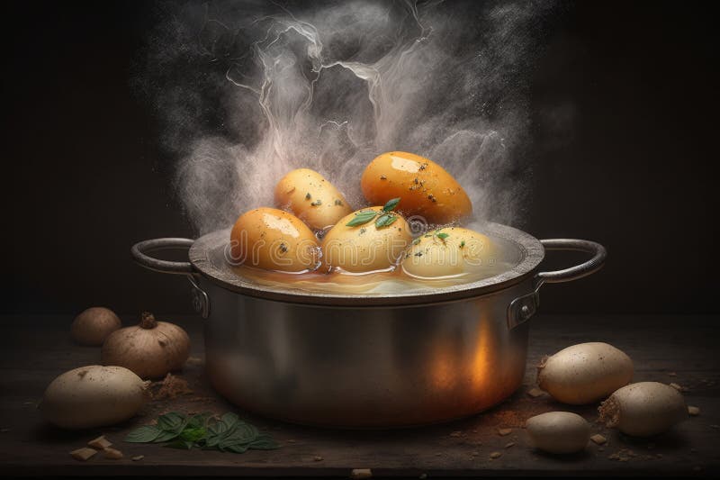 Boiling Potatoes Stock Illustrations – 55 Boiling Potatoes Stock ...