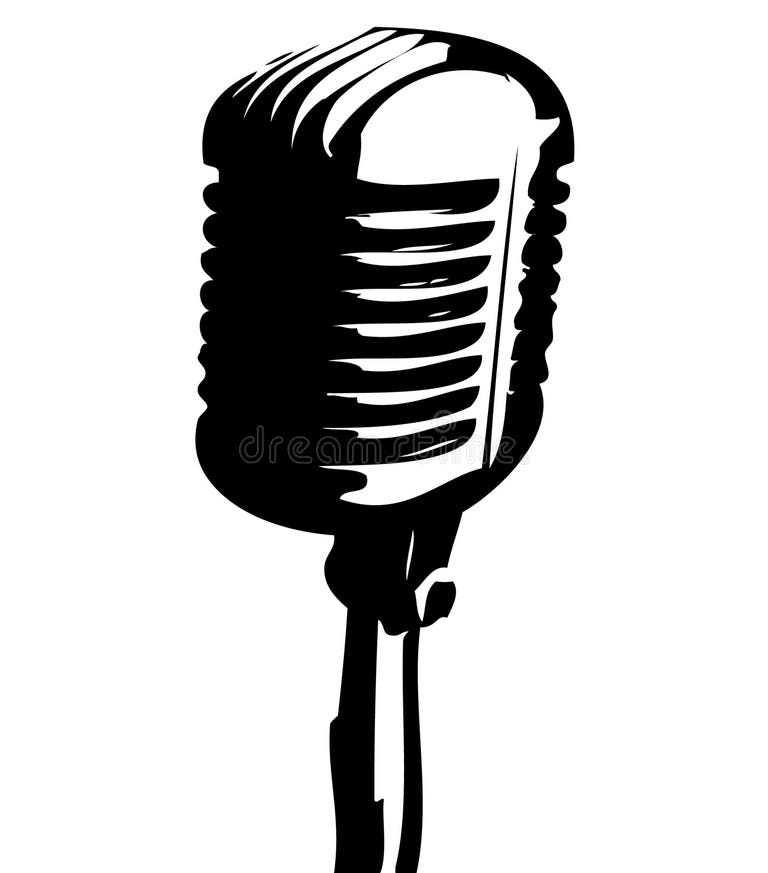 Old Fashioned Microphone Vector Stock Illustrations – 447 Old Fashioned ...