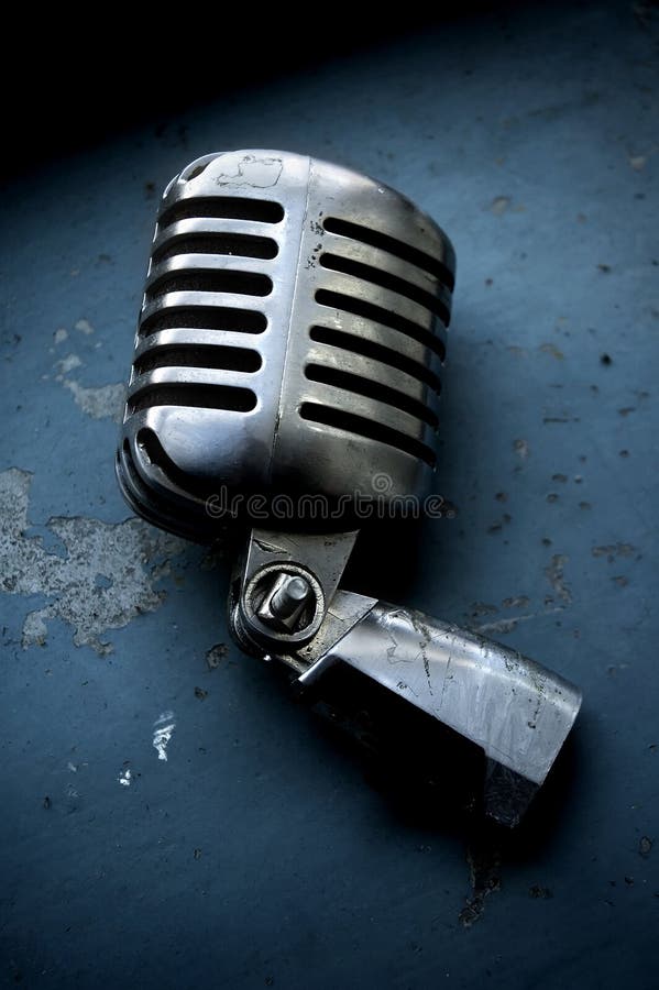 Old microphone stock image. Image of retro, equipment - 2631567