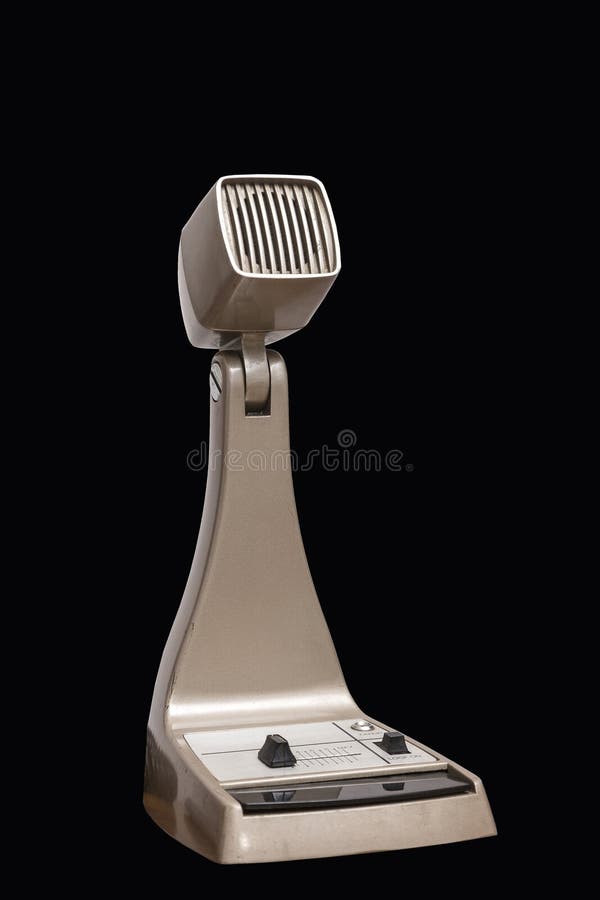 Old microphone stock image. Image of professional, instrument - 95956149