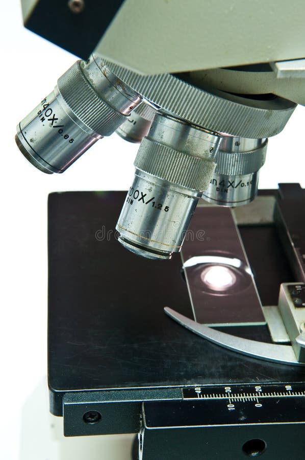 Old microscope. stock photo. Image of biotechnology, health - 21663394