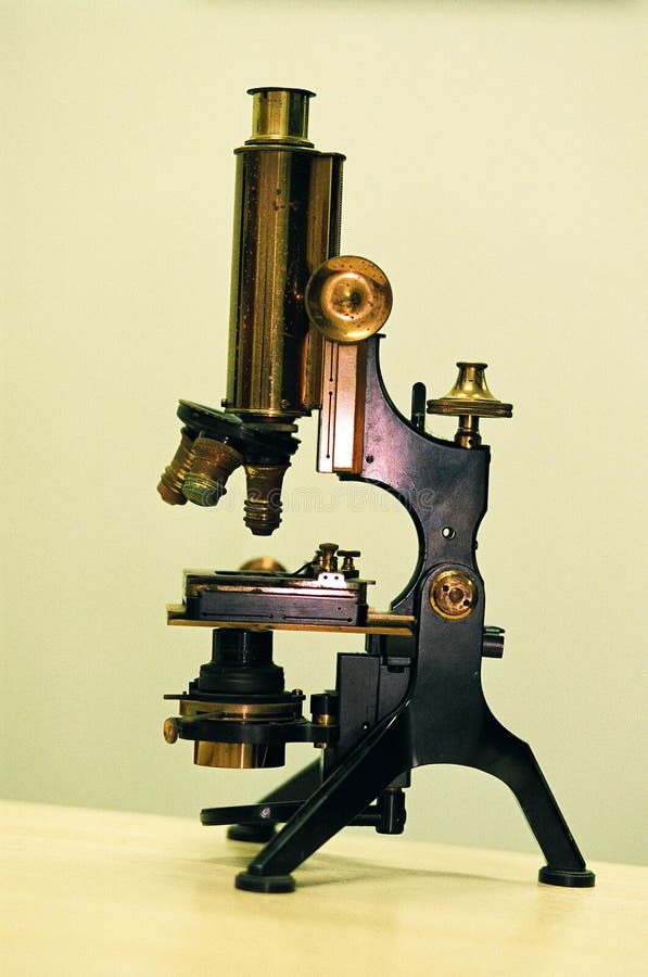 Old Microscope stock image. Image of manual, closser, science - 3580247