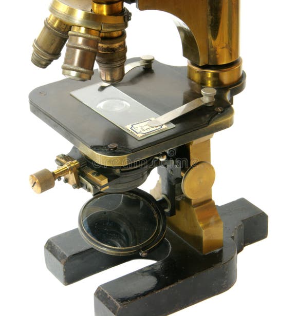 Old microscope stock image. Image of medical, medicine - 7696253