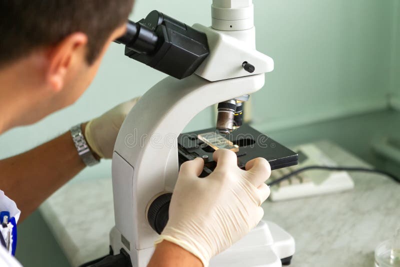Medical Equipment for Blood Analysis. Laboratory Work in the Clinic ...