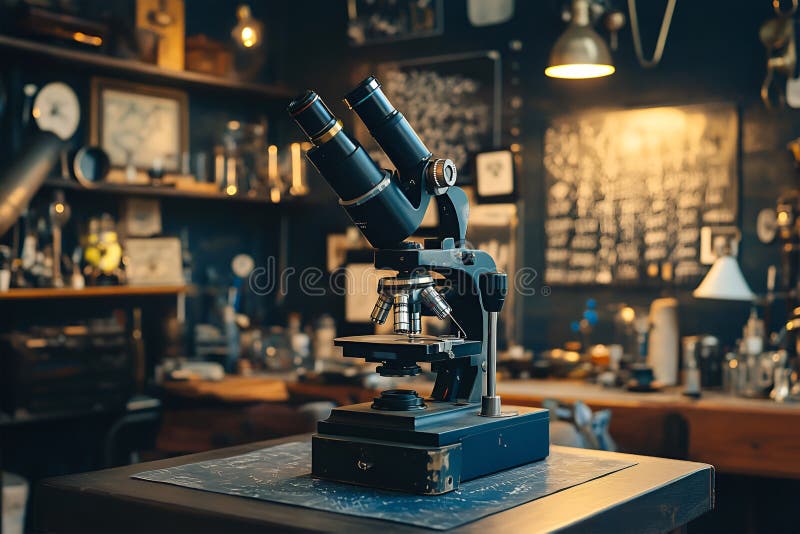 The Old Microscope Was Used at the Doctor S Workplace Many Years Ago ...