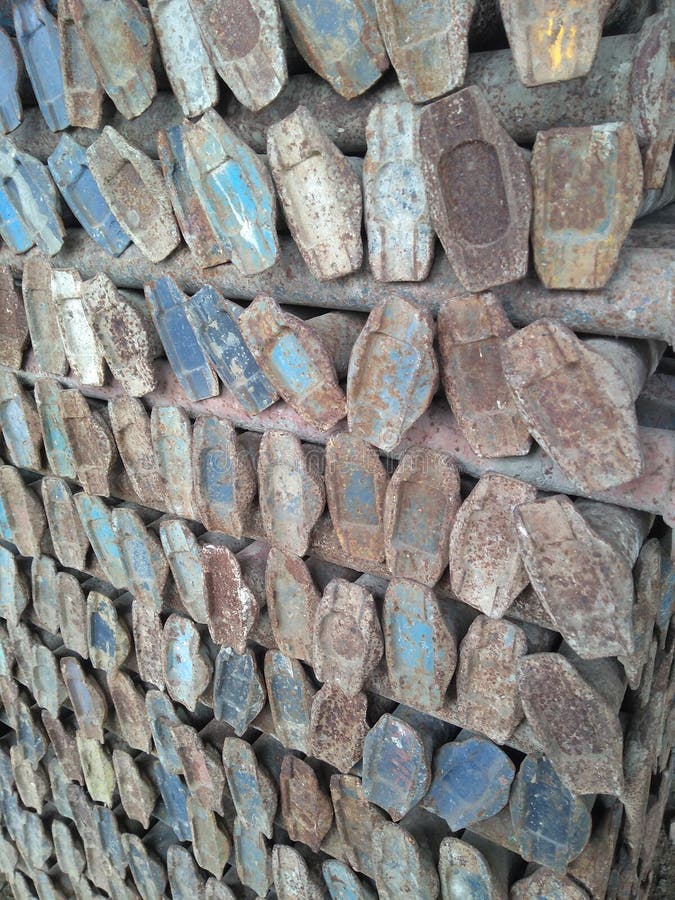 Old Mild Steel Structural Support Frame for Construction Close Up Stock ...