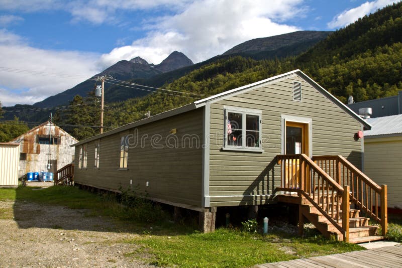 Old Military Barracks Building in Skagway, AK Editorial Stock Photo ...