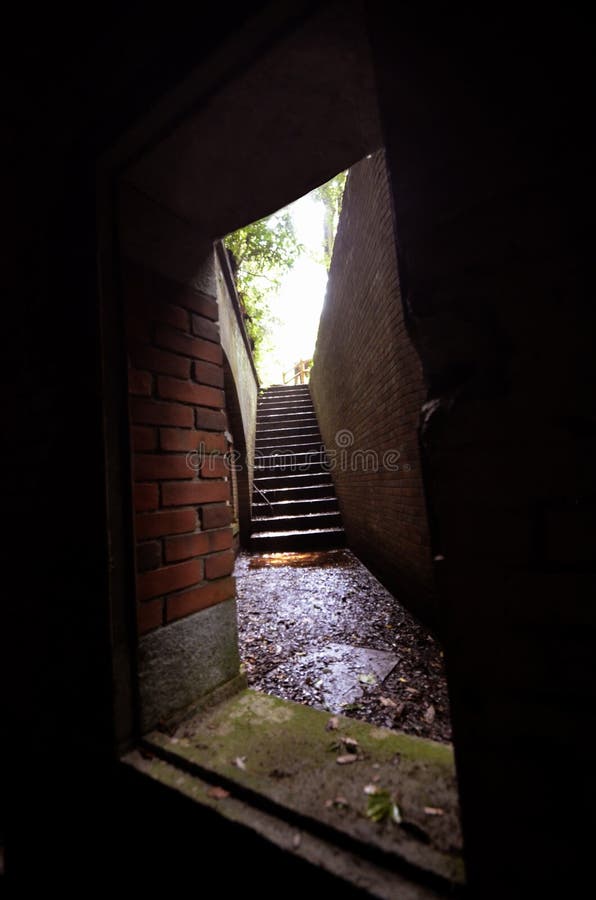 Old military base in Japan editorial photography. Image of destruction ...