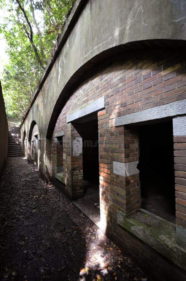 Old military base in Japan stock image. Image of army - 95641495