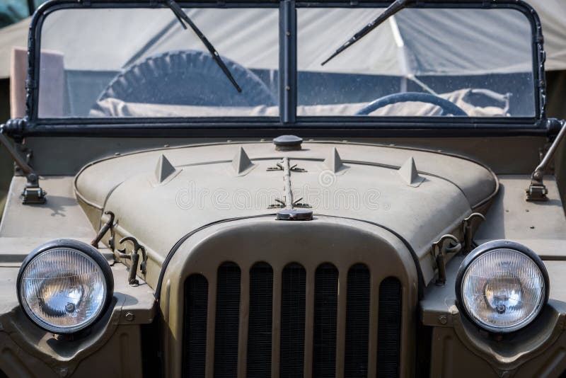 Old military car editorial photography. Image of highmobility - 273553857