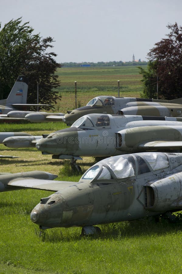 Old military fighter jets stock image. Image of flying - 97118733