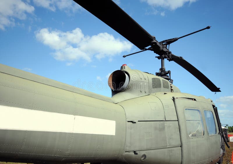Old military helicopter stock photo. Image of camouflage - 11924828