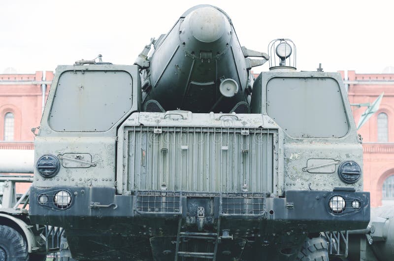 Old Military Mobile Rocket Launcher. Stock Image - Image of turret ...