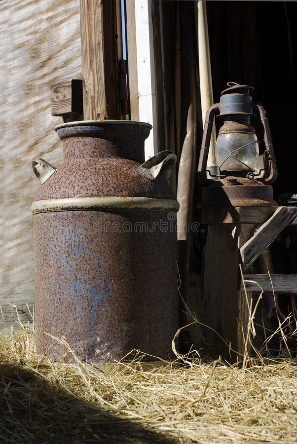 Antique Milk Cans stock image. Image of history, west, cans - 799817