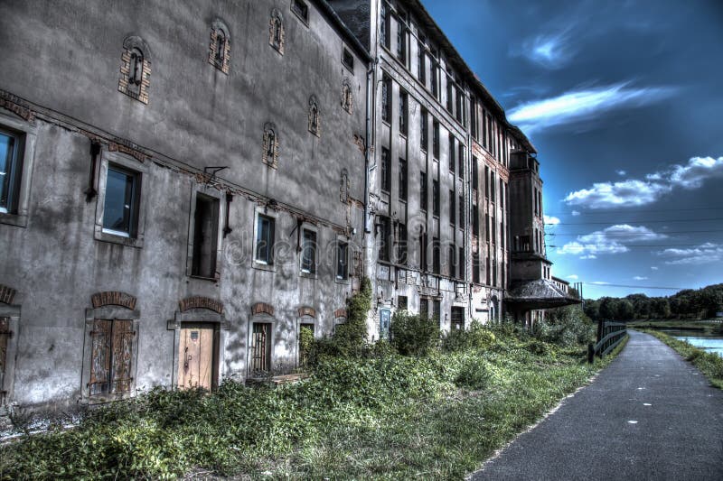 Old mill stock image. Image of cityscape, industrial - 63871105