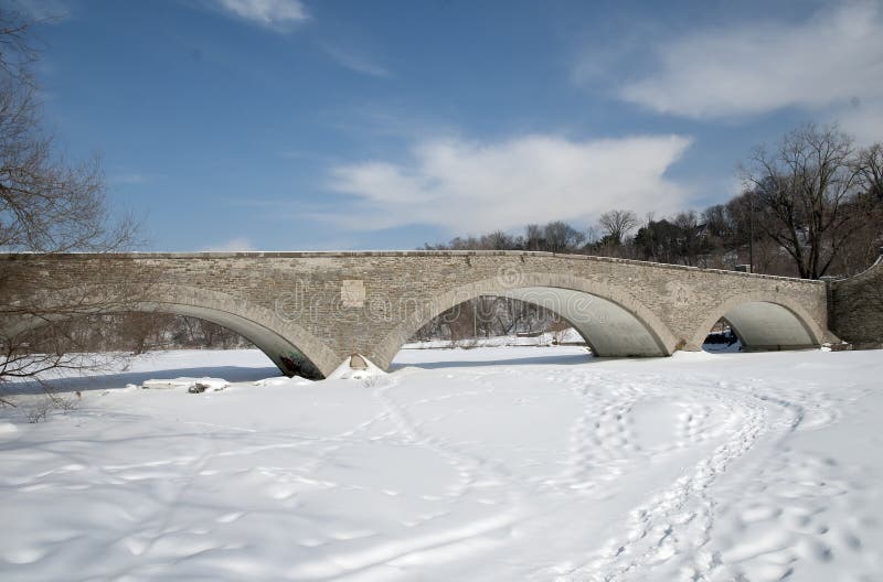 Old Mill Bridge in Toronto stock photo. Image of detail - 38103690