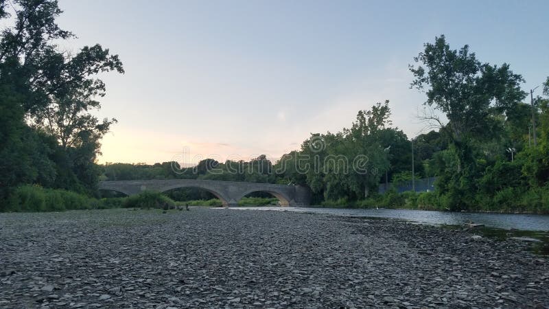 Old Mill Bridge in Toronto stock photo. Image of green - 253278412
