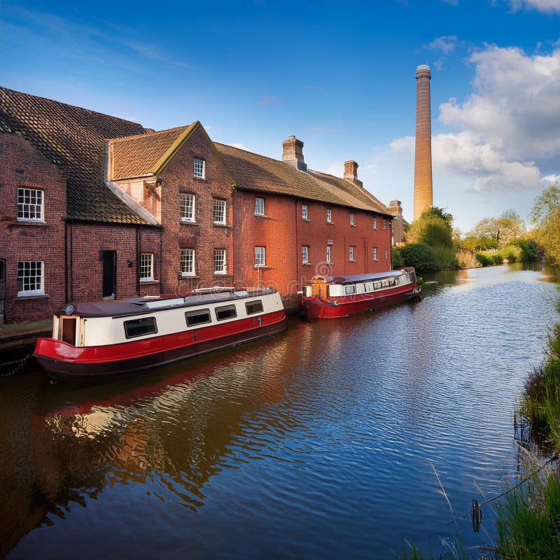 Old Mill in the UK, AI Generated Stock Illustration - Illustration of ...