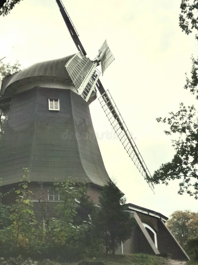 Old mill in the city stock image. Image of brown, vintage - 242087945
