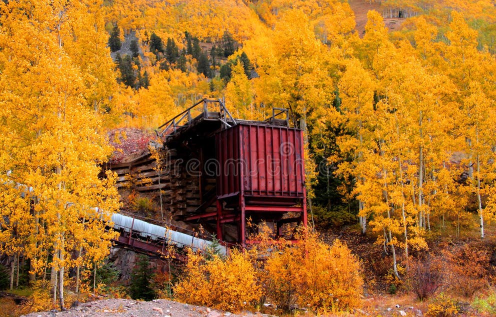 Old mill in Colorado stock photo. Image of national, silver - 15656498