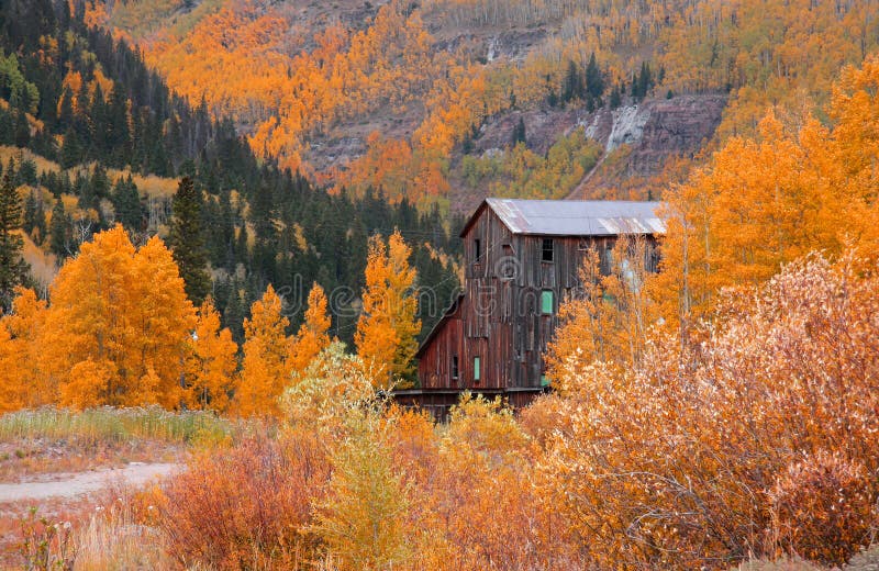 Old mill in Colorado stock photo. Image of mill, mountains - 15656528