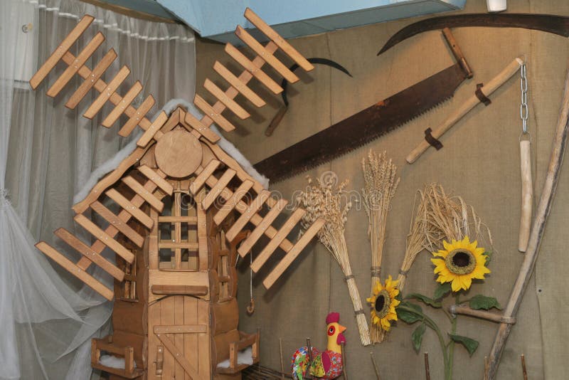 Old mill stock photo. Image of grass, meadow, museum - 48621764