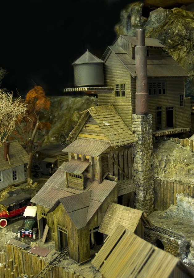 Old Mill Model. Beautiful Modeling Stock Photo - Image of steam, toys ...