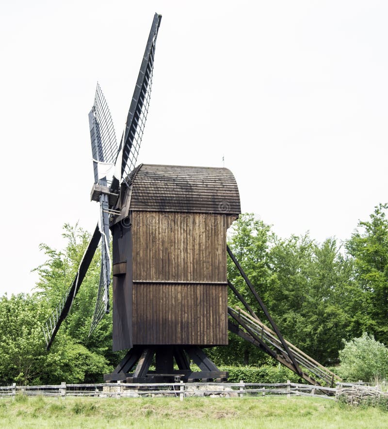 Old Mill stock image. Image of mill, green, museum, copenhagen - 41175361