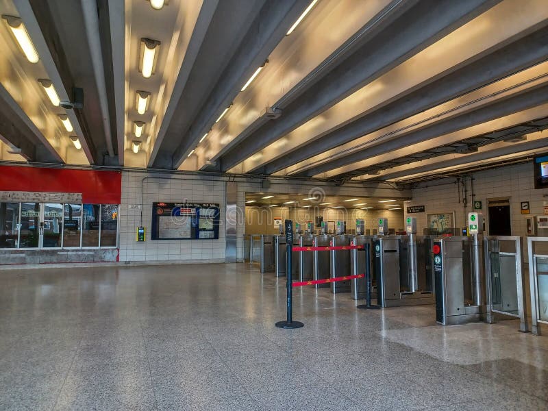 Old Mill Subway Station editorial photography. Image of interior ...
