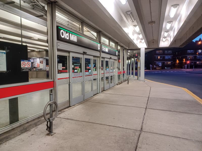 Old Mill Subway Station editorial photo. Image of urban - 354976676